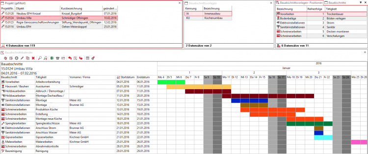 Bauabschnittskalender – BormOnlineHilfe